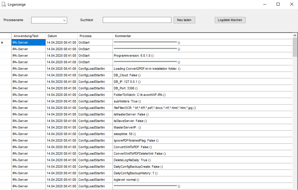 9.1 Fehleranalyse - IPA-Suite